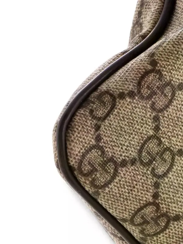 Gucci Gg Coated Canvas Messenger Bag