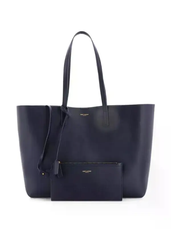 Saint Laurent Shopper Leather Large Tote Bag