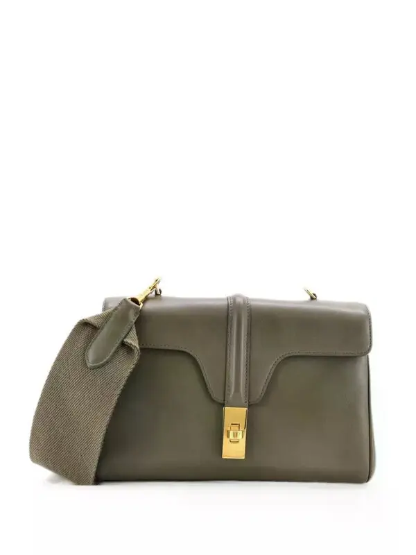 Celine Soft 16 Bag Smooth Calfskin Teen Shoulder Bag - Green