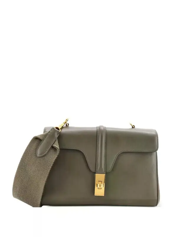 Celine Soft 16 Bag Smooth Calfskin Shoulder Bag - Green