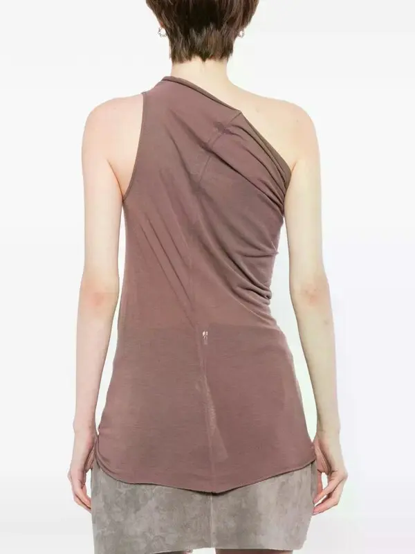 Rick Owens One-shoulder Draped Top - Neutrals