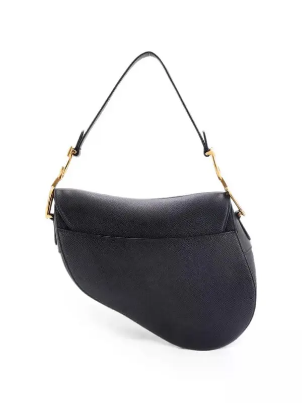 Dior Saddle Handbag Leather Medium Shoulder Bag