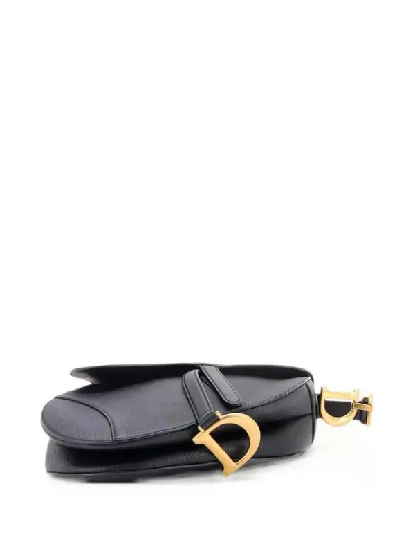 Dior Saddle Handbag Leather Medium Shoulder Bag