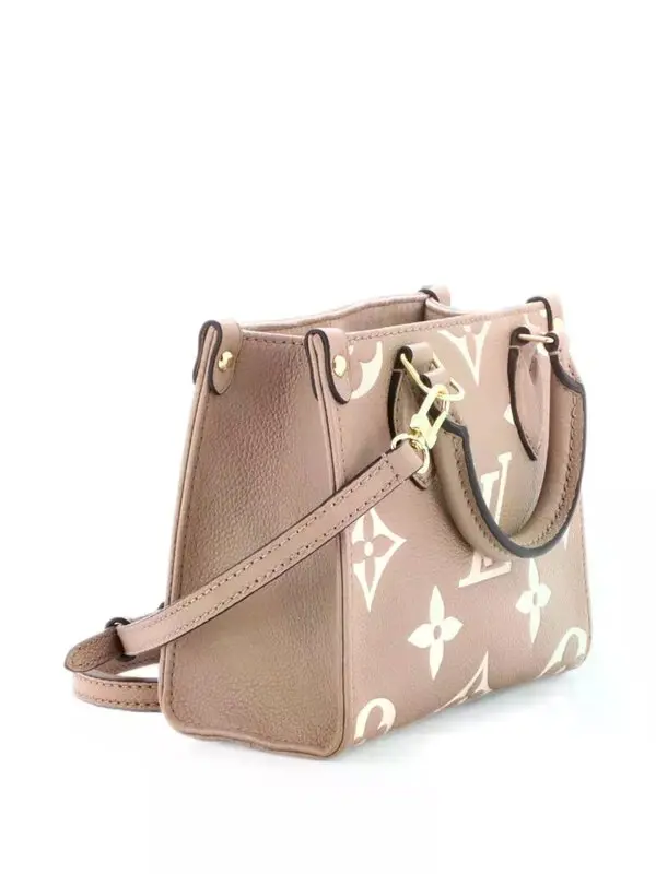 LOUIS VUITTON Bicolor Monogram Empreinte Giant Bb Tote Bag