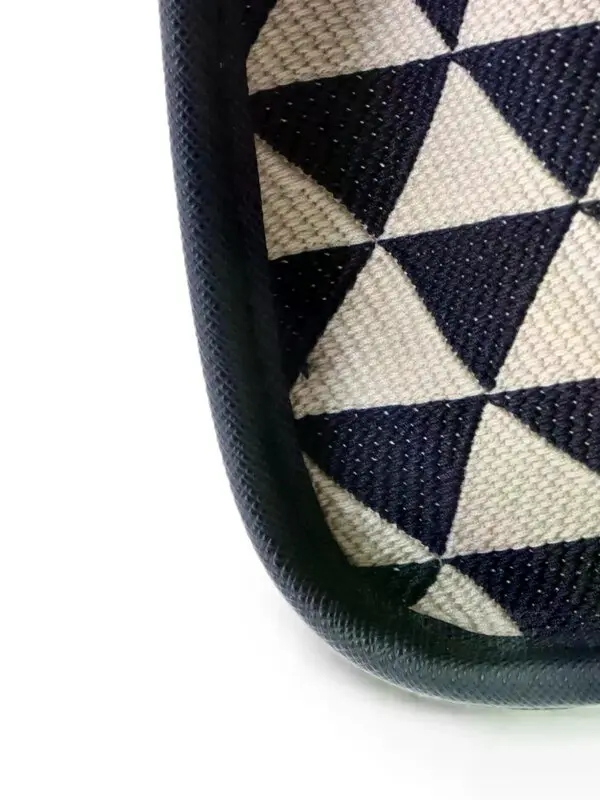 Prada Symbole Shopper Jacquard Large Tote Bag