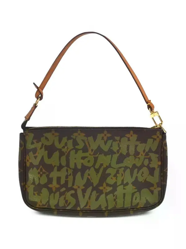 LOUIS VUITTON Graffiti Pochette Tote Bag