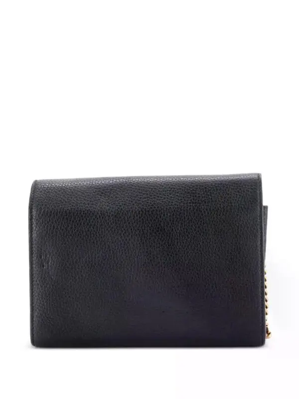 Gucci Gg Marmont Chain Wallet Leather Mini Clutch Bag