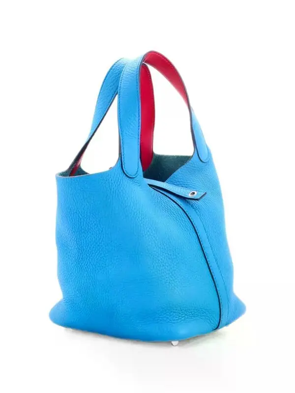 Hermès Eclat Picotin Lock Bag Clemence Pm Tote Bag