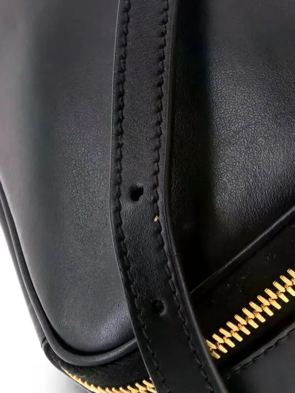 Prada Odette Top Handle Bag Leather Mini Crossbody Bag
