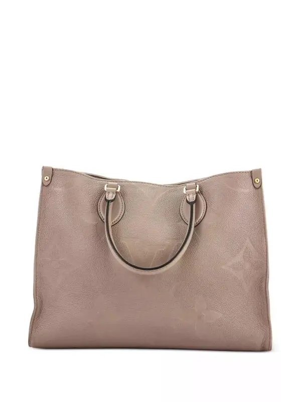 LOUIS VUITTON Onthego Monogram Empreinte Giant Mm Tote Bag - Neutrals