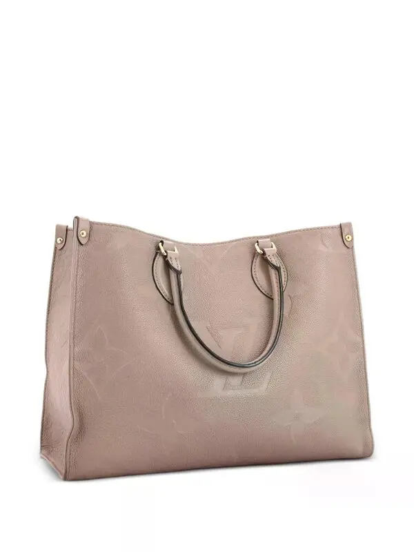 LOUIS VUITTON Onthego Monogram Empreinte Giant Mm Tote Bag - Neutrals