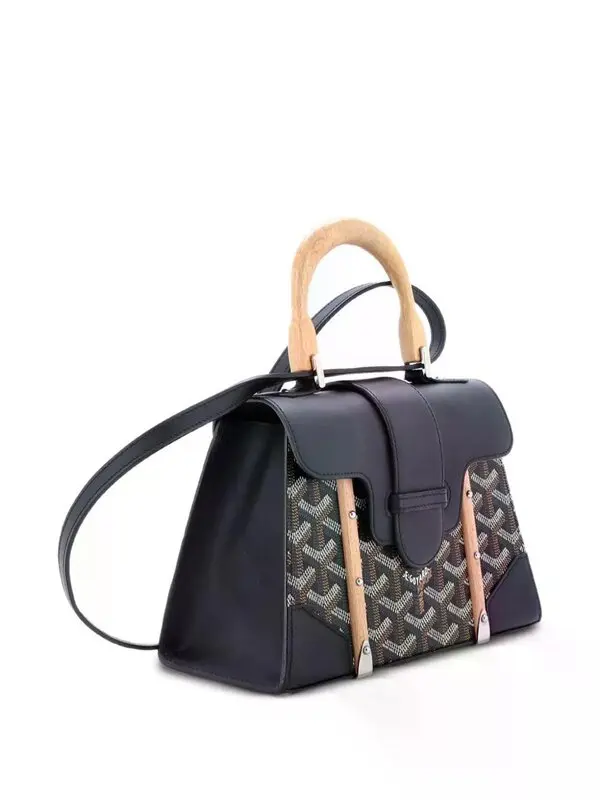 Goyard Structured Saigon Top Handle Bag - Black