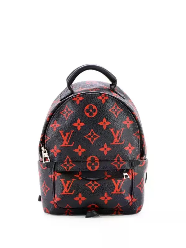 LOUIS VUITTON Palm Springs Limited Edition Monogram Infrarouge Mini Backpack - Black