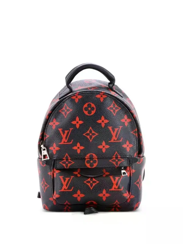 LOUIS VUITTON Palm Springs Limited Edition Monogram Infrarouge Mini Backpack - Black