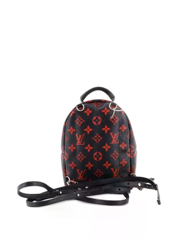 LOUIS VUITTON Palm Springs Limited Edition Monogram Infrarouge Mini Backpack - Black