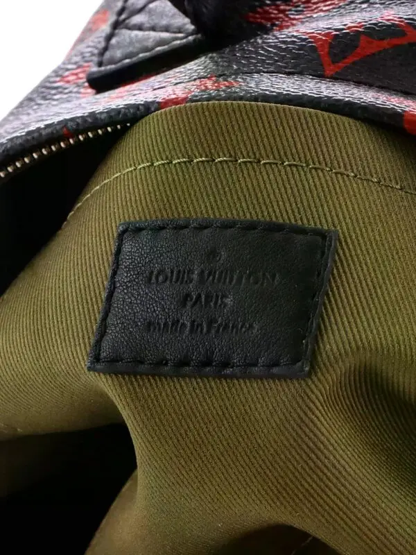 LOUIS VUITTON Palm Springs Limited Edition Monogram Infrarouge Mini Backpack - Black