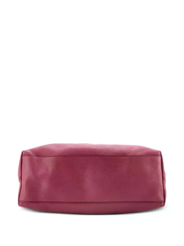 Gucci Soho Chain Strap Leather Shoulder Bag - Purple