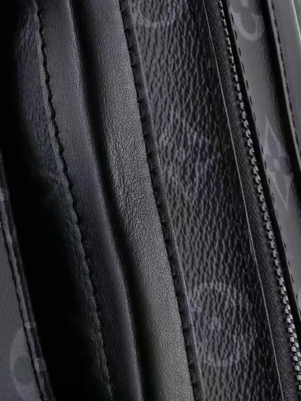 LOUIS VUITTON Soft Trunk Briefcase Monogram Eclipse Canvas Business Bag