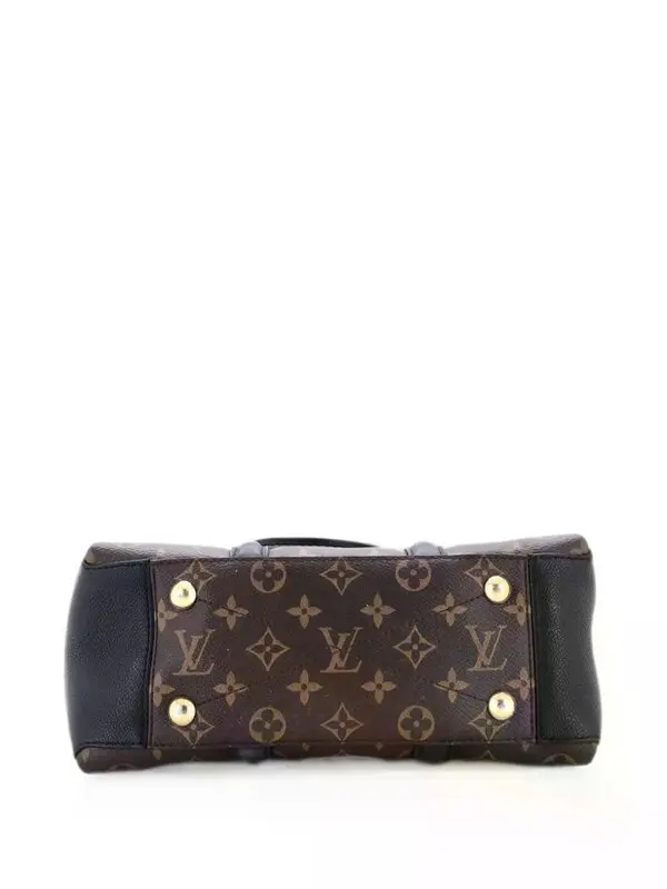 LOUIS VUITTON Soufflot Tote Monogram Canvas With Leather Bb Satchel