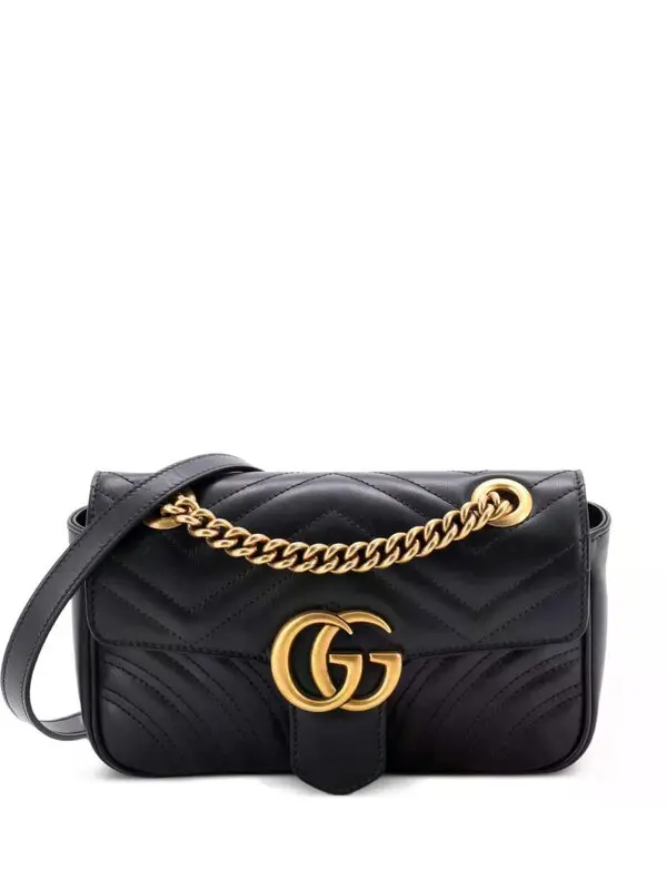 Gucci Gg Marmont Matelassé Leather Small Crossbody Bag