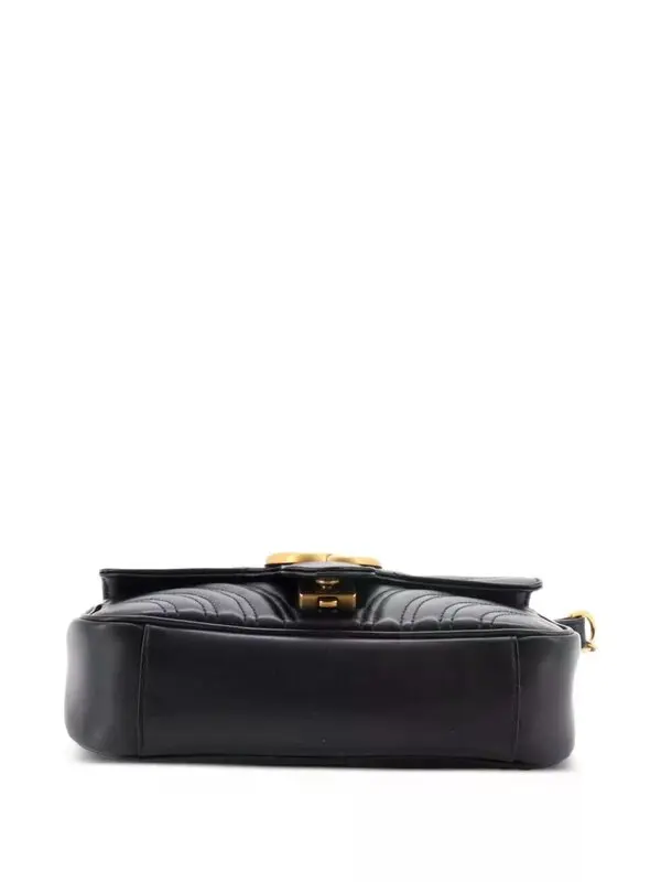 Gucci Gg Marmont Matelassé Leather Small Crossbody Bag