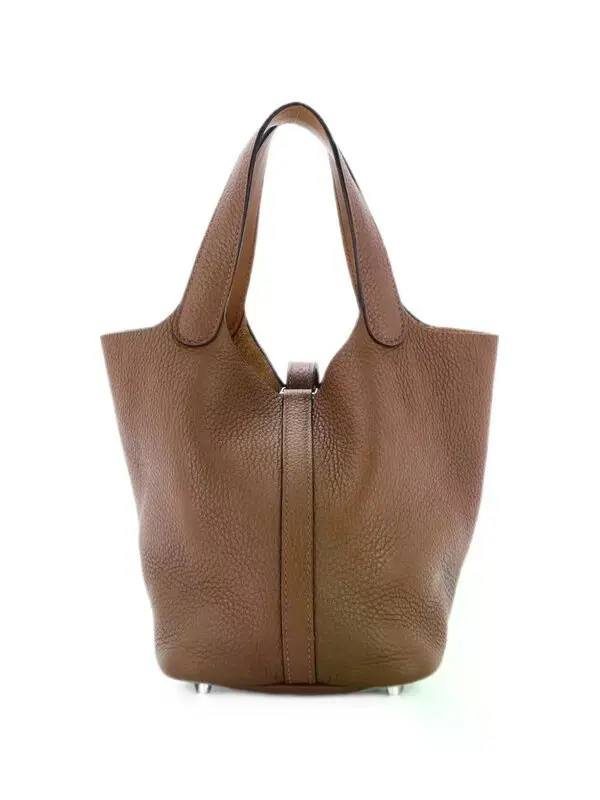 Hermès Eclat Picotin Lock Bag Clemence With Swift Pm Bucket Bag