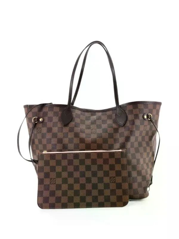 LOUIS VUITTON Neverfull Tote Bag - Brown