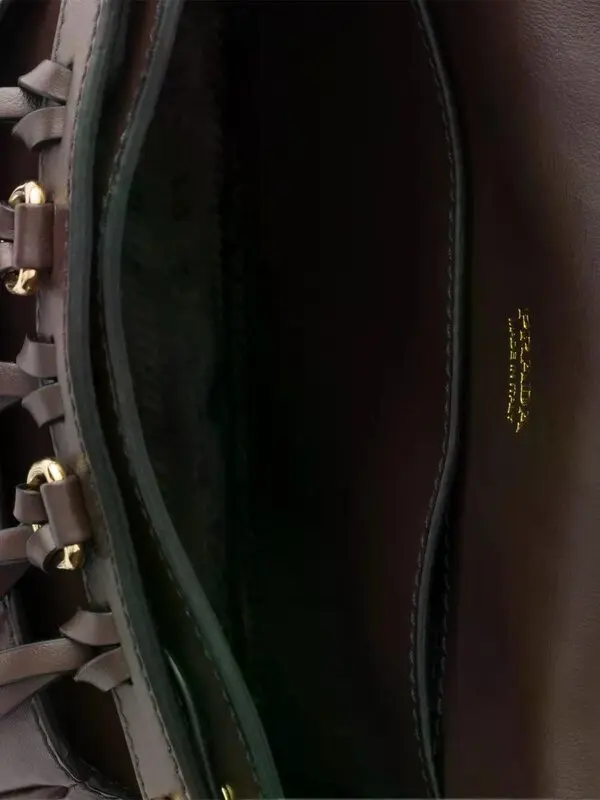 Prada Corsaire Corduroy And Leather Mini Shoulder Bag