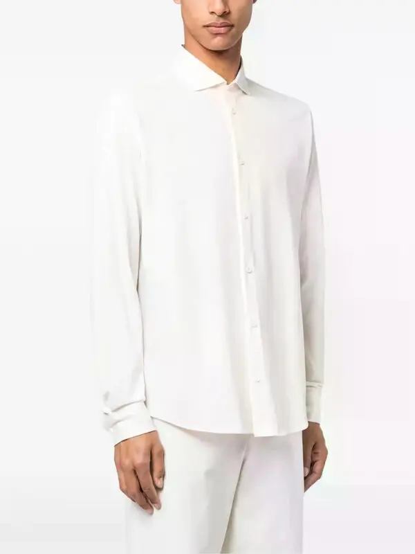 ROBERTO COLLINA Button-down Long-sleeve Shirt
