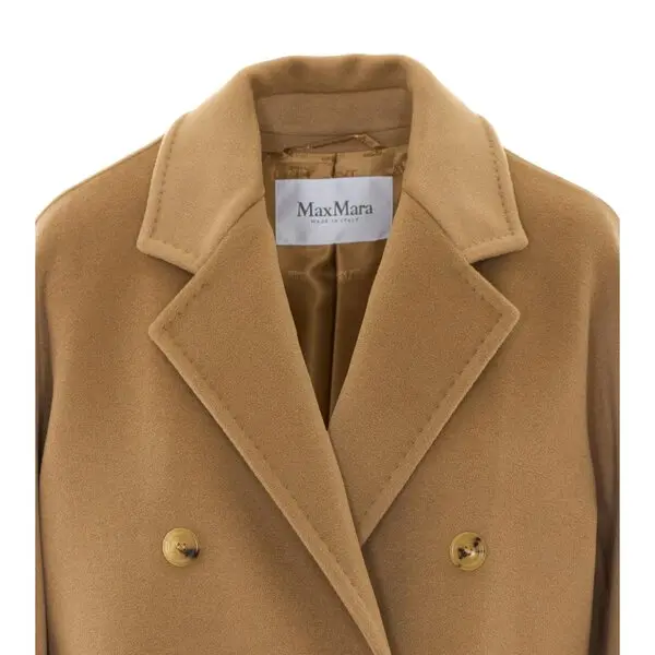 Max Mara Rebus Icon Short Coat - Cream