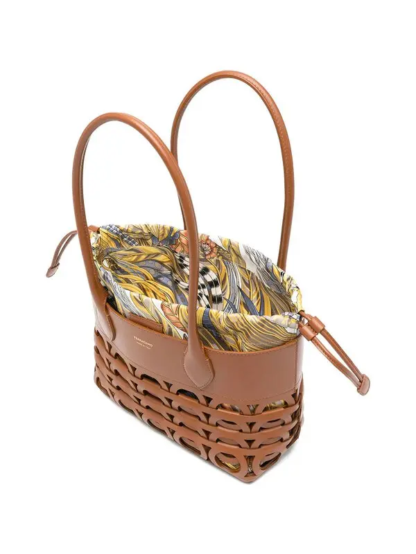 FERRAGAMO Gancini Laser Tote Bag