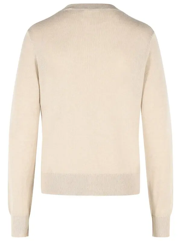 Burberry Ravella Wool Blend Cardigan - Cream
