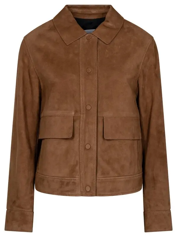 YVES SALOMON Suede Jacket