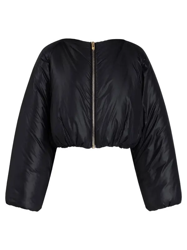 Alaïa Nylon Pleated Bomber