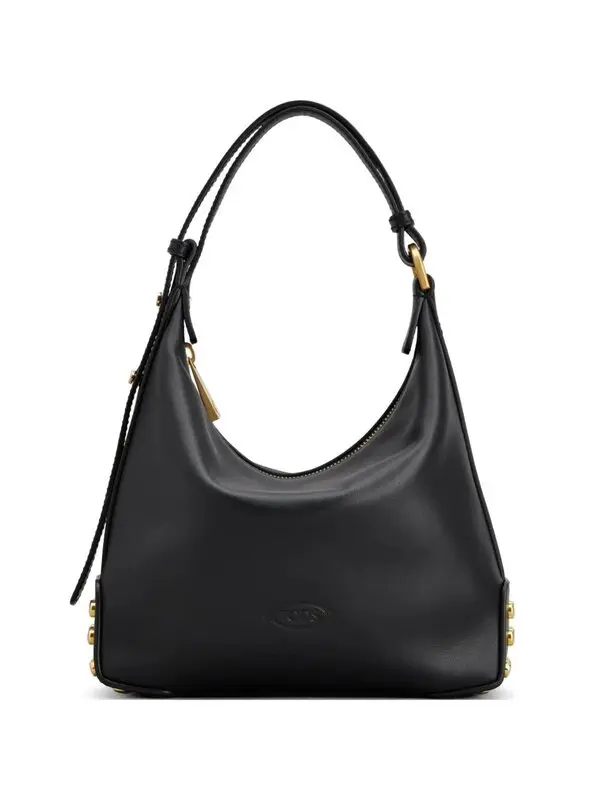 TOD'S Metal Dots Leather Mini Bag - Black