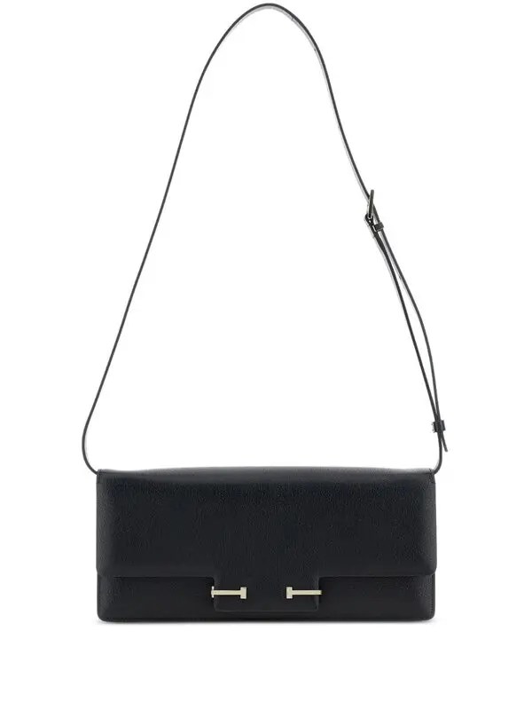 TOM FORD Supple Grain Leather Aube E/w Shoulder Bag - Black