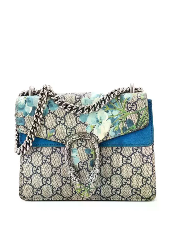 Gucci Dionysus Blooms Print Gg Coated Canvas Mini Shoulder Bag