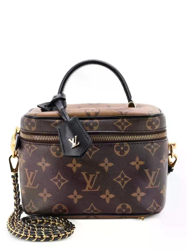 LOUIS VUITTON Reverse Monogram Canvas Pm Satchel