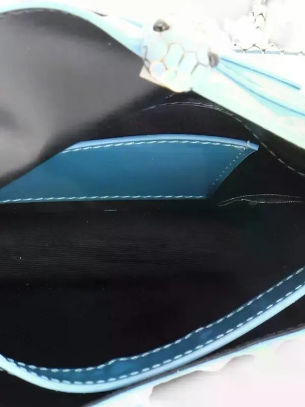 BVLGARI Serpenti Forever Patent Small Shoulder Bag