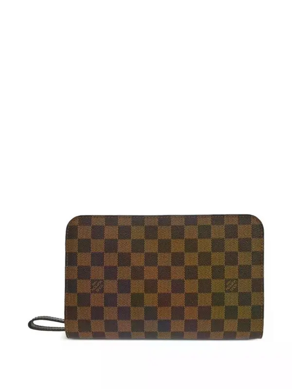 LOUIS VUITTON 2004 Damier Saint Louis Clutch Bag