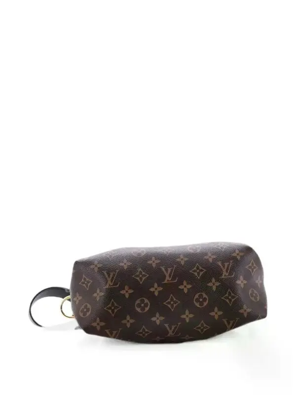 LOUIS VUITTON Flower Zipped Monogram Canvas Pm Tote Bag