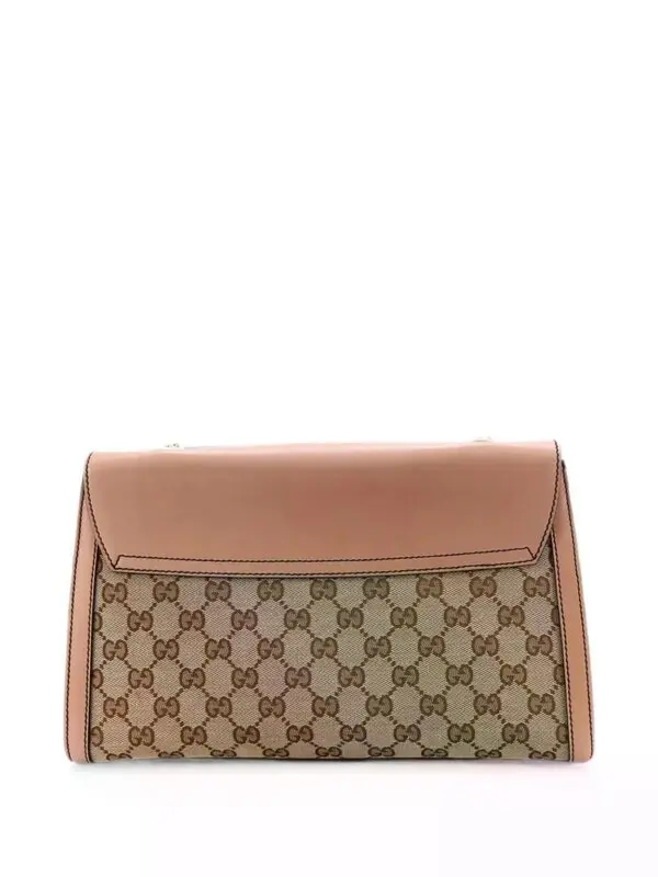 Gucci Gg Canvas And Leather Medium Shoulder Bag