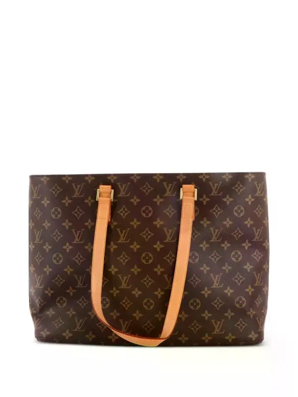 LOUIS VUITTON Monogram Canvas Tote Bag - Brown