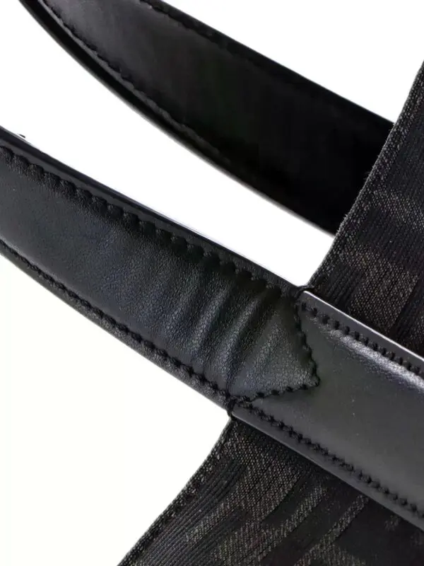 Fendi Convertible Zucca Jacquard Large Tote Bag