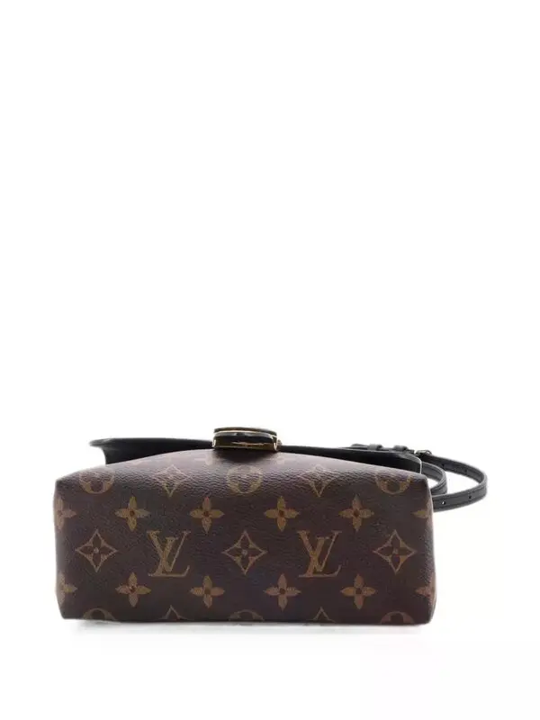 LOUIS VUITTON Locky Handbag Monogram Canvas With Leather Bb Satchel