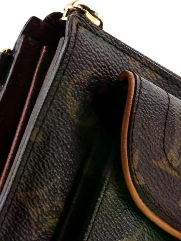 LOUIS VUITTON Astrid Wallet Monogram Canvas Small Wallets