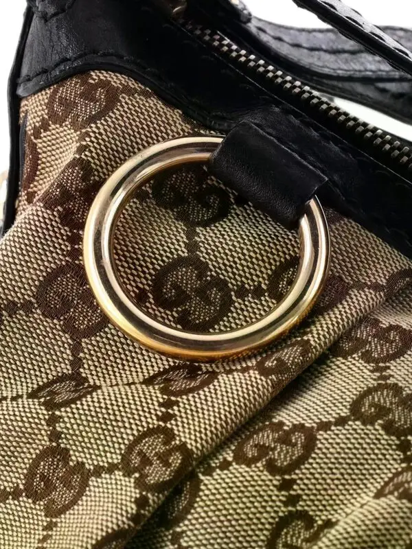 Gucci Sukey Gg Canvas With Leather Medium Hobo Bag