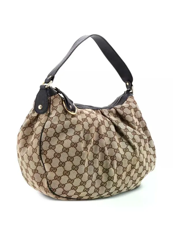 Gucci Sukey Gg Canvas Hobo Bag