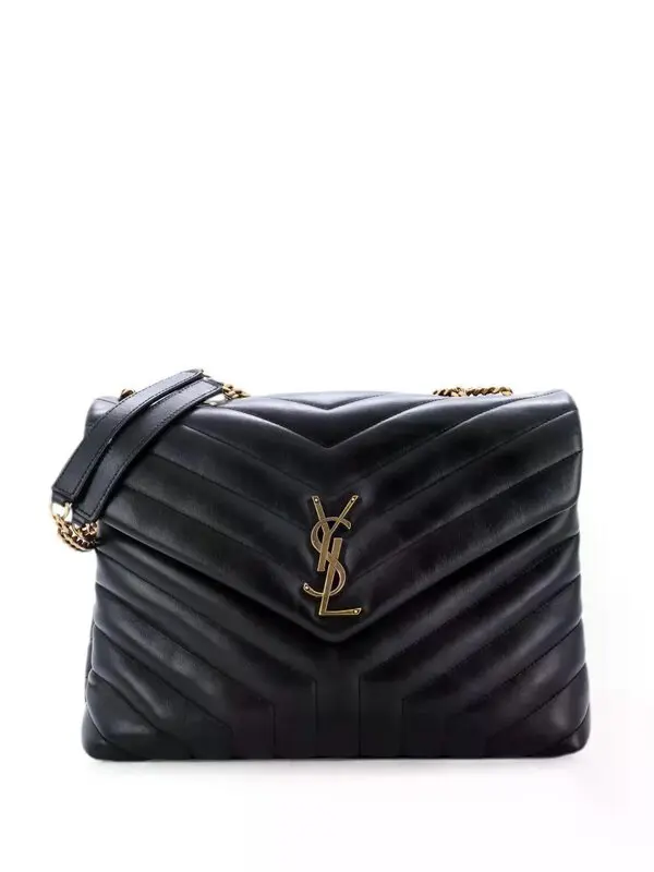 Saint Laurent Loulou Matelasse Chevron Leather Medium Shoulder Bag