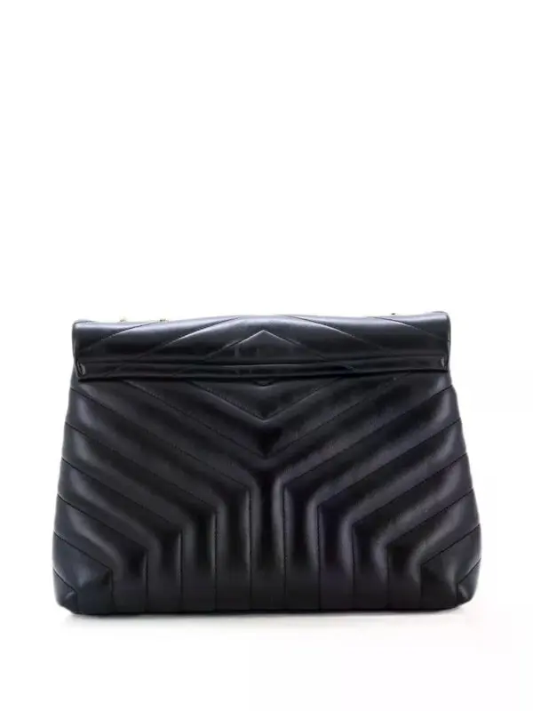 Saint Laurent Loulou Matelasse Chevron Leather Medium Shoulder Bag